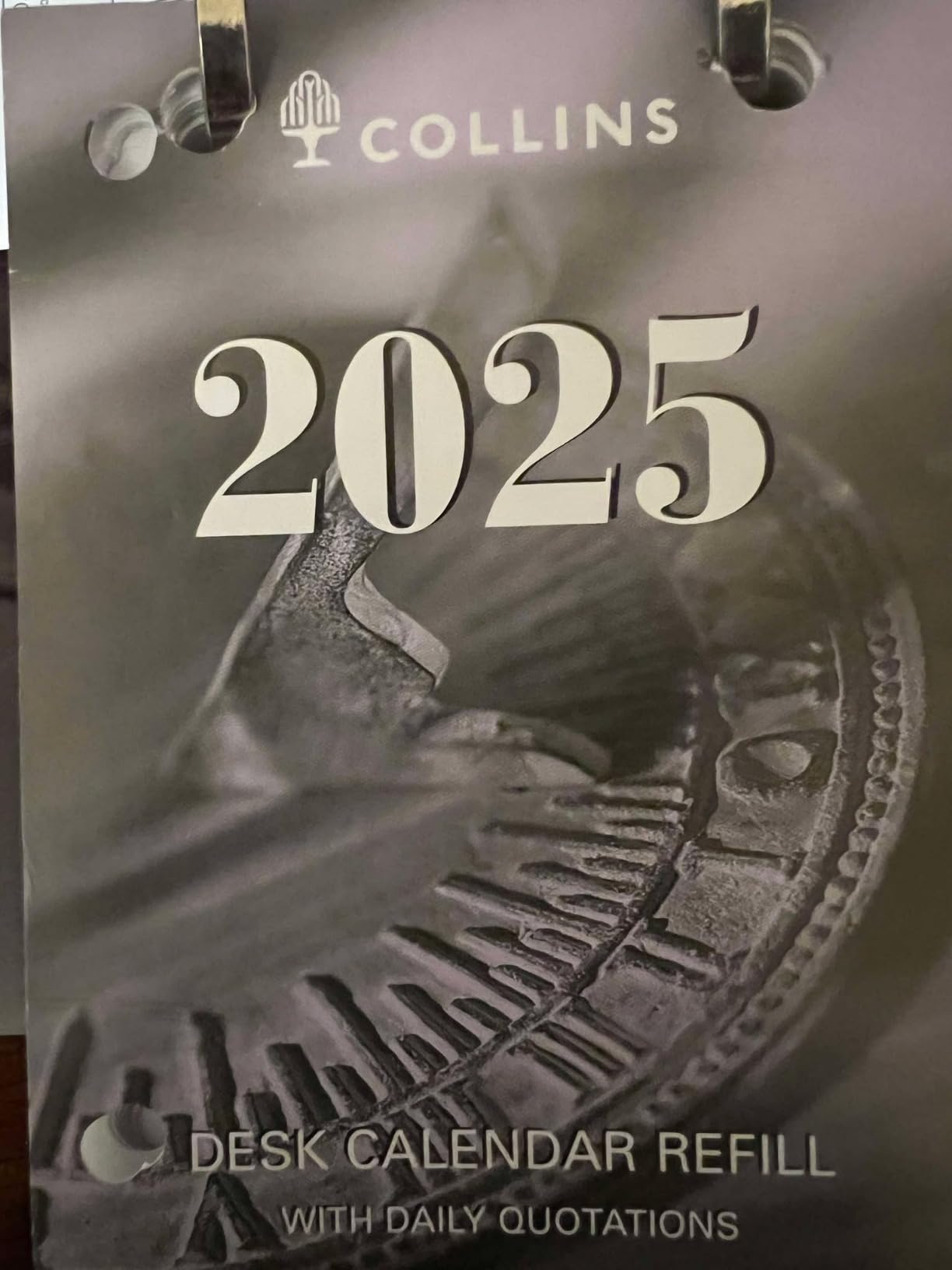 Collins Desk Calendar Accessories - Refill - Day to Page Calendar Year ...