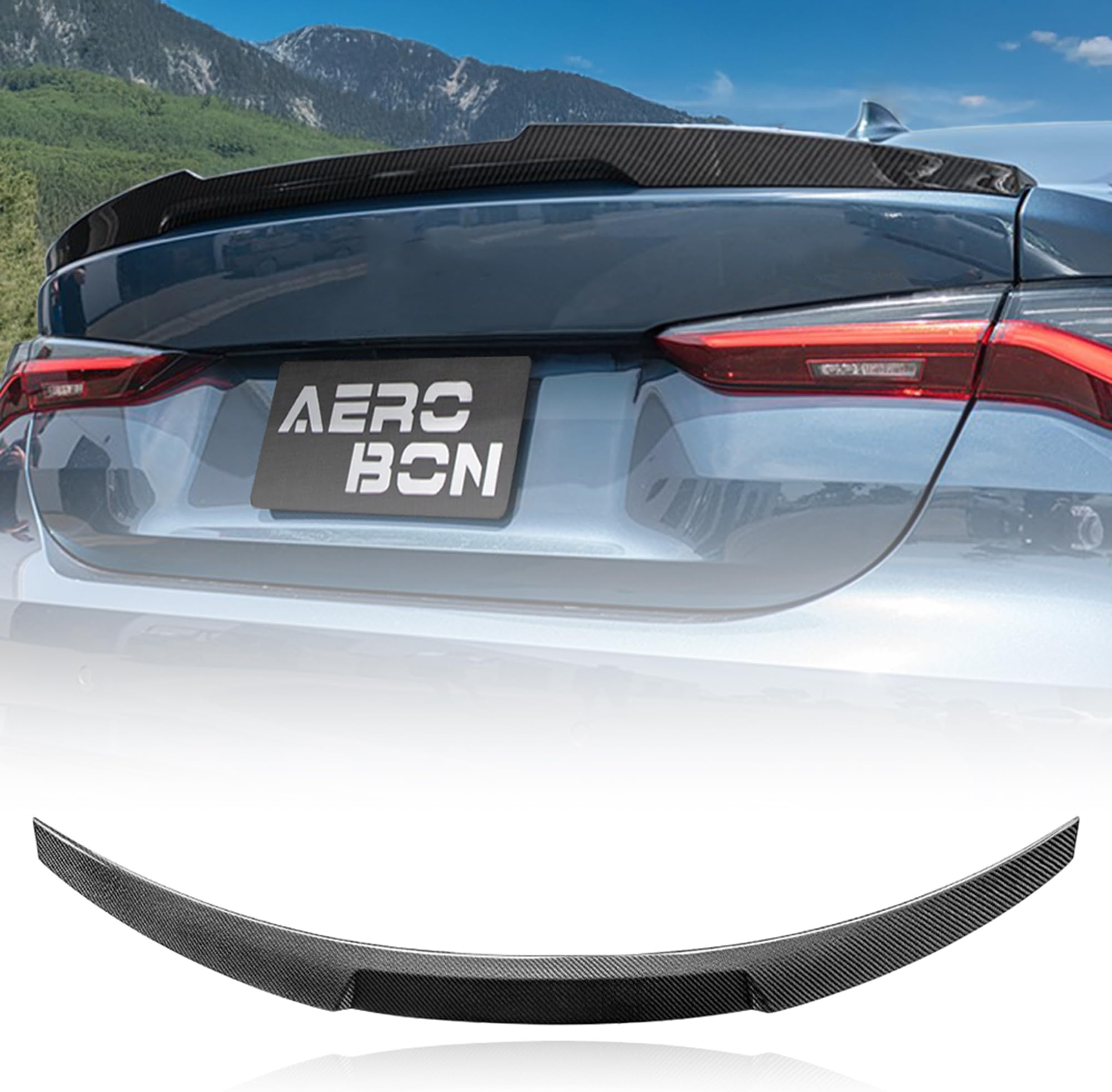 Amazon.com: Carbon Fiber Rear Trunk Spoiler Boot Wing for BMW 2021-2025 ...