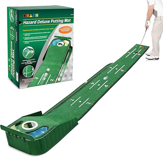 Putting Green, Putting Matt for Indoors, Golf Putting Mat with Ball ...