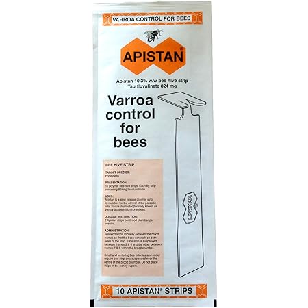 Beekeeping Supplies UK Apistan Varroa Control - By VITA - Pack of 10 ...