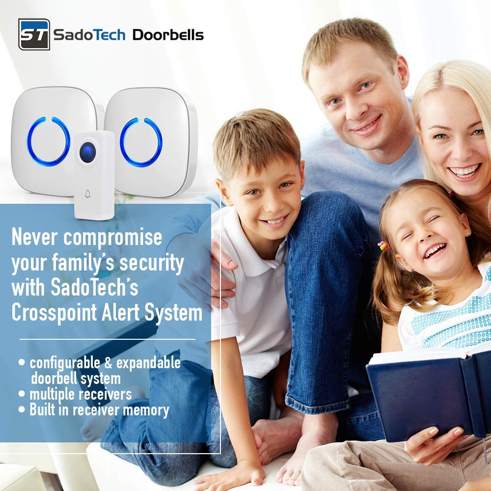 Snapklik.com : Wireless Doorbell By SadoTech Waterproof Door Bells ...