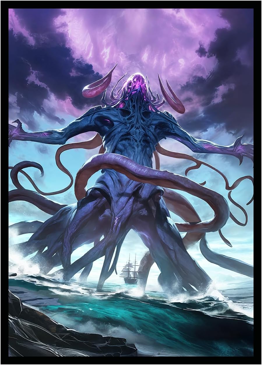 Amazon.com: MTG Card Sleeves - Plains- Ultra Clear Front & Matte Finish ...