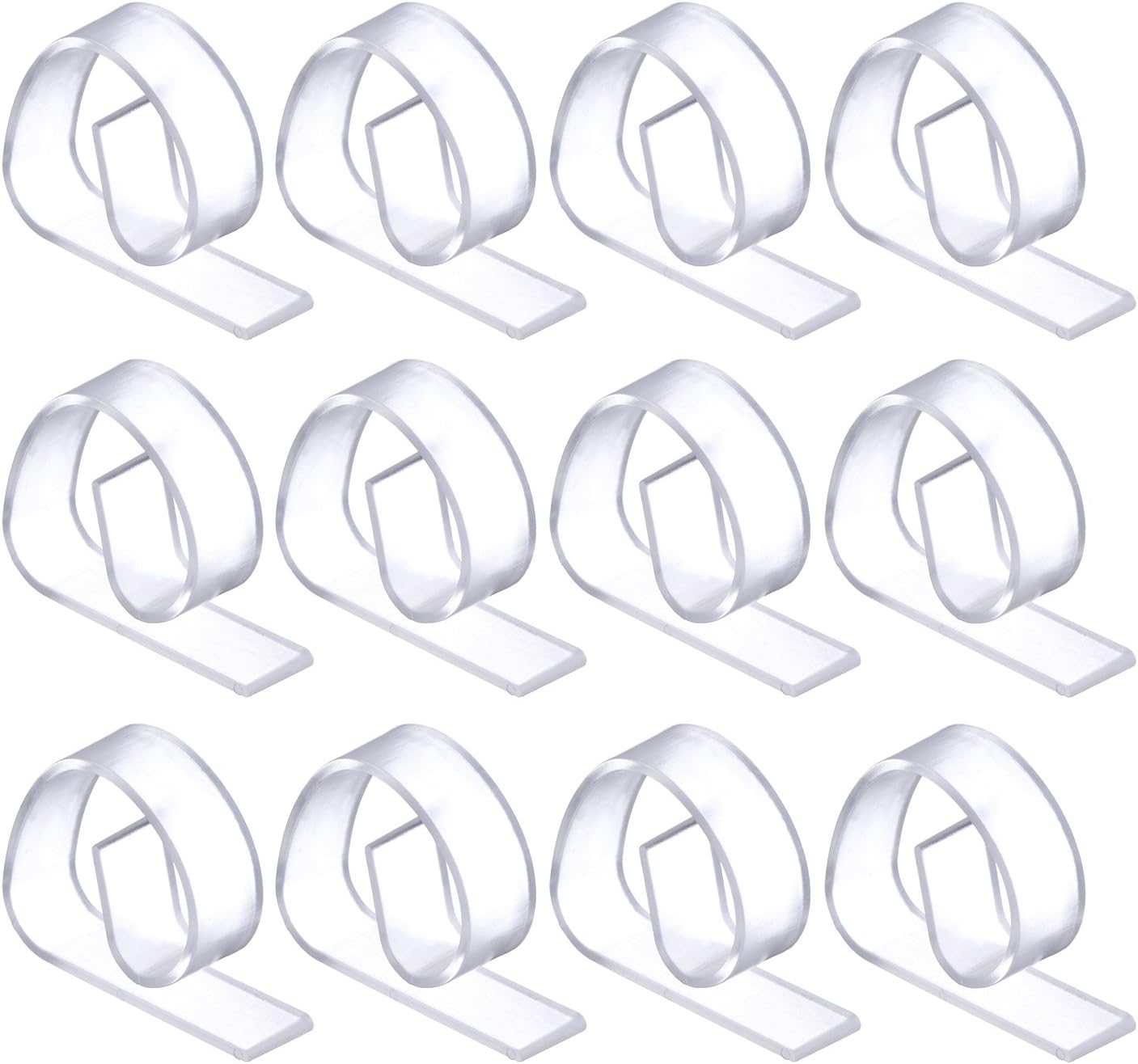 12 Pack Plastic Tablecloth Table Cover Clips Holder Clamps for Party ...