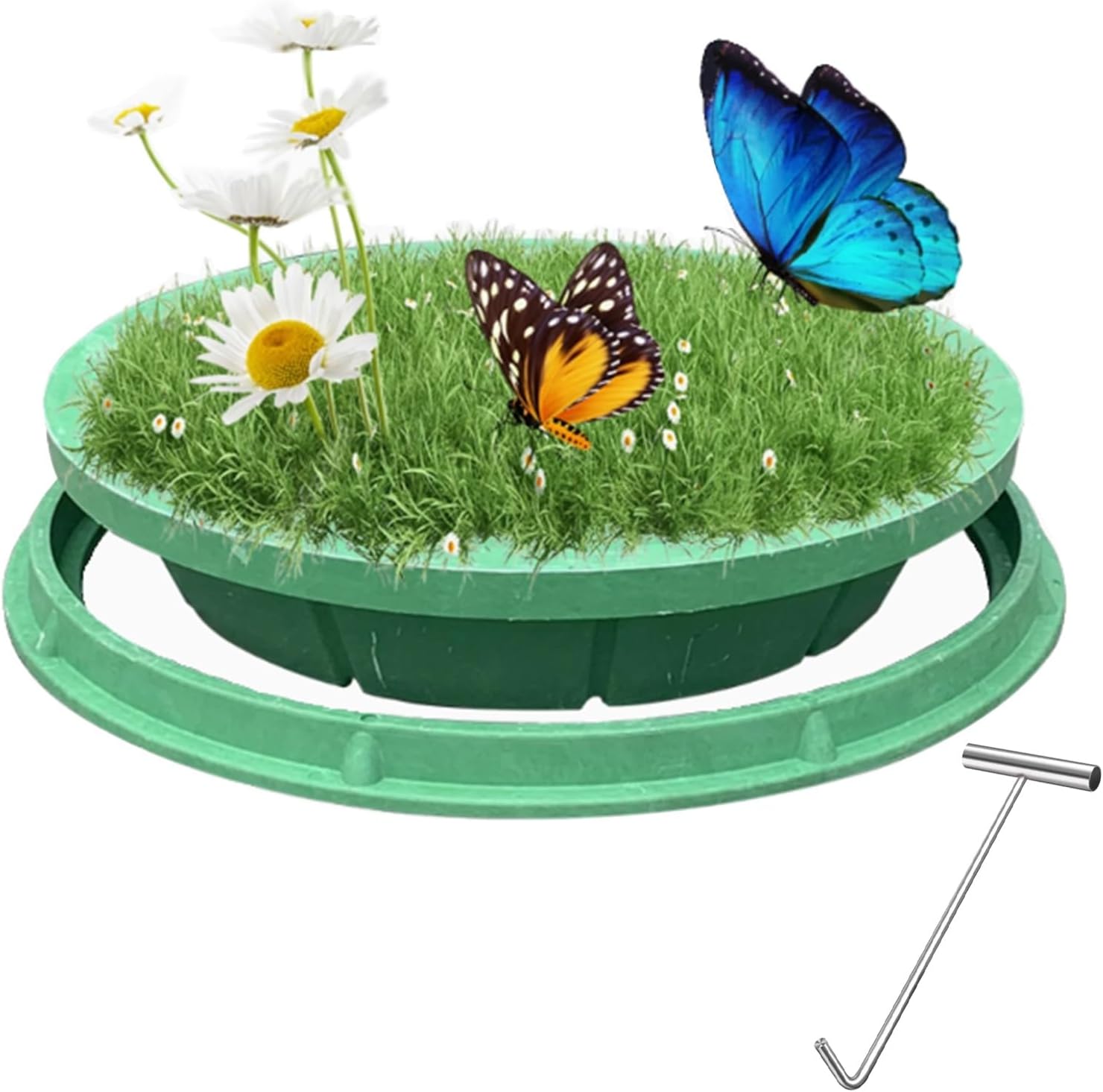 recessed Manhole Cover 31" 27" 20" 16" 24 Inch Round Manhole Cover and ...