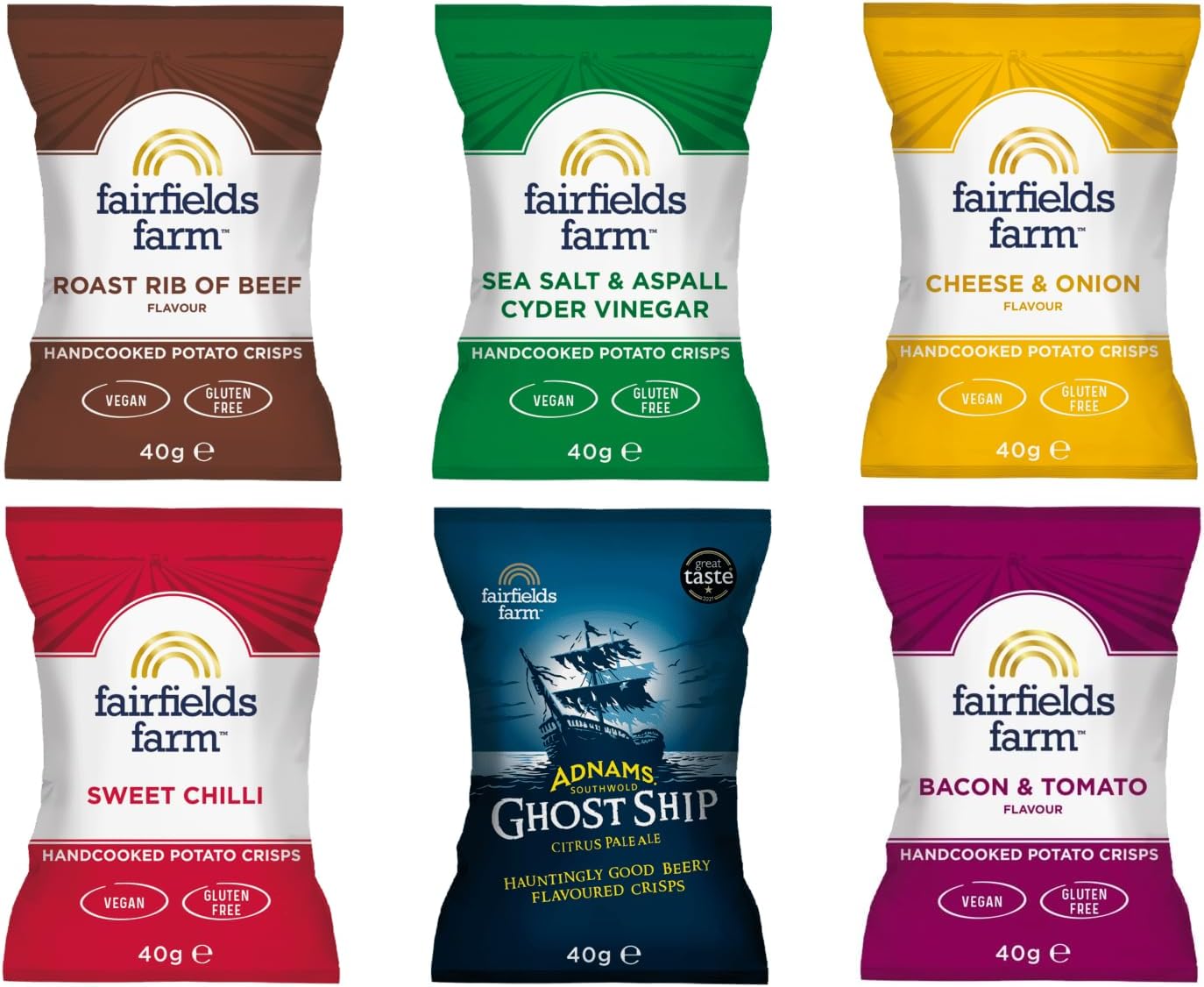 Fairfields Farm Crisps 40 G (12Pack Bundle) : Amazon.co.uk: Grocery