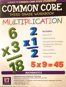 Amazon.com: Common Core Multiplication Third Grade Workbook : Office ...