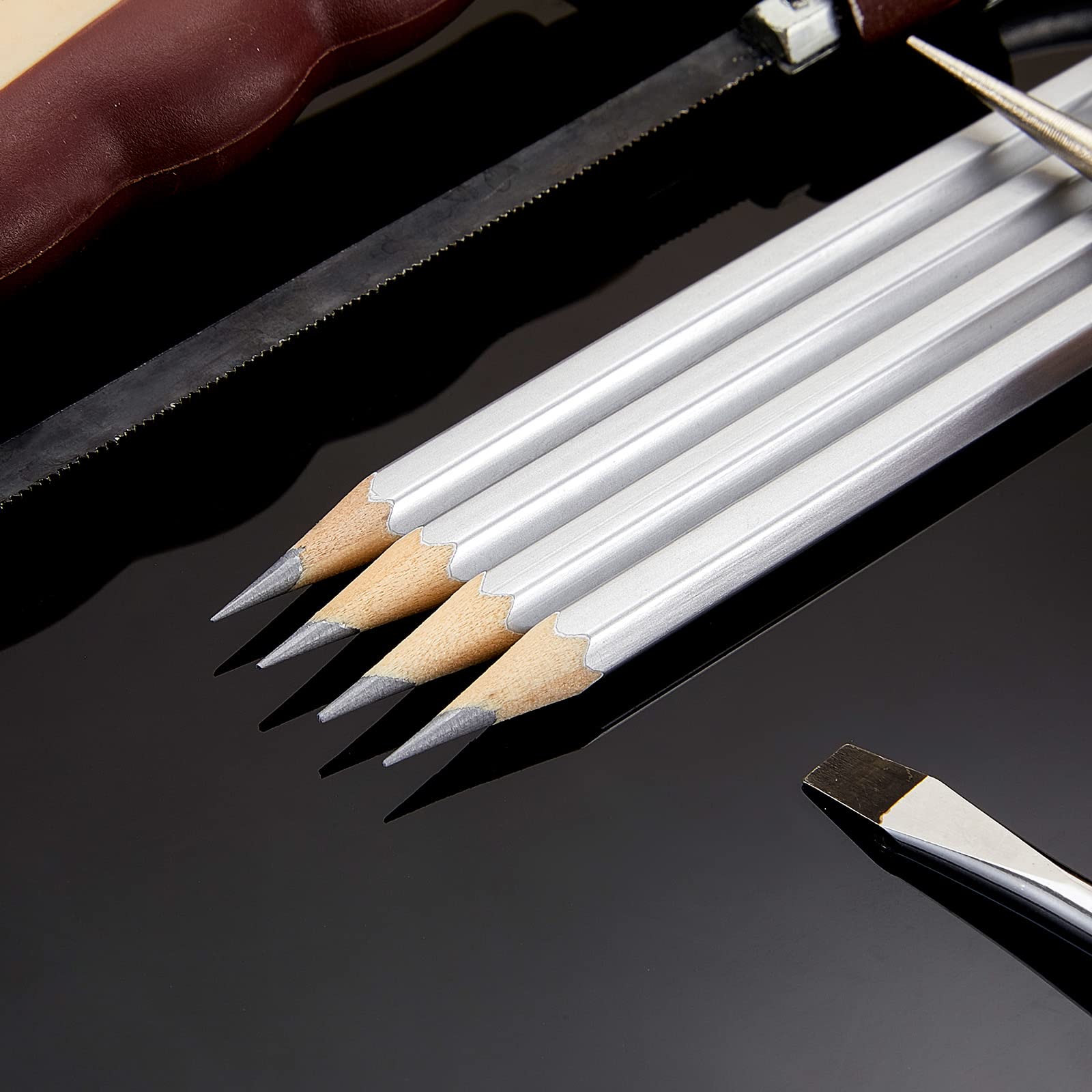 Snapklik.com : Gersoniel 24 Pack Metallic Marking Pencil Water Soluble ...