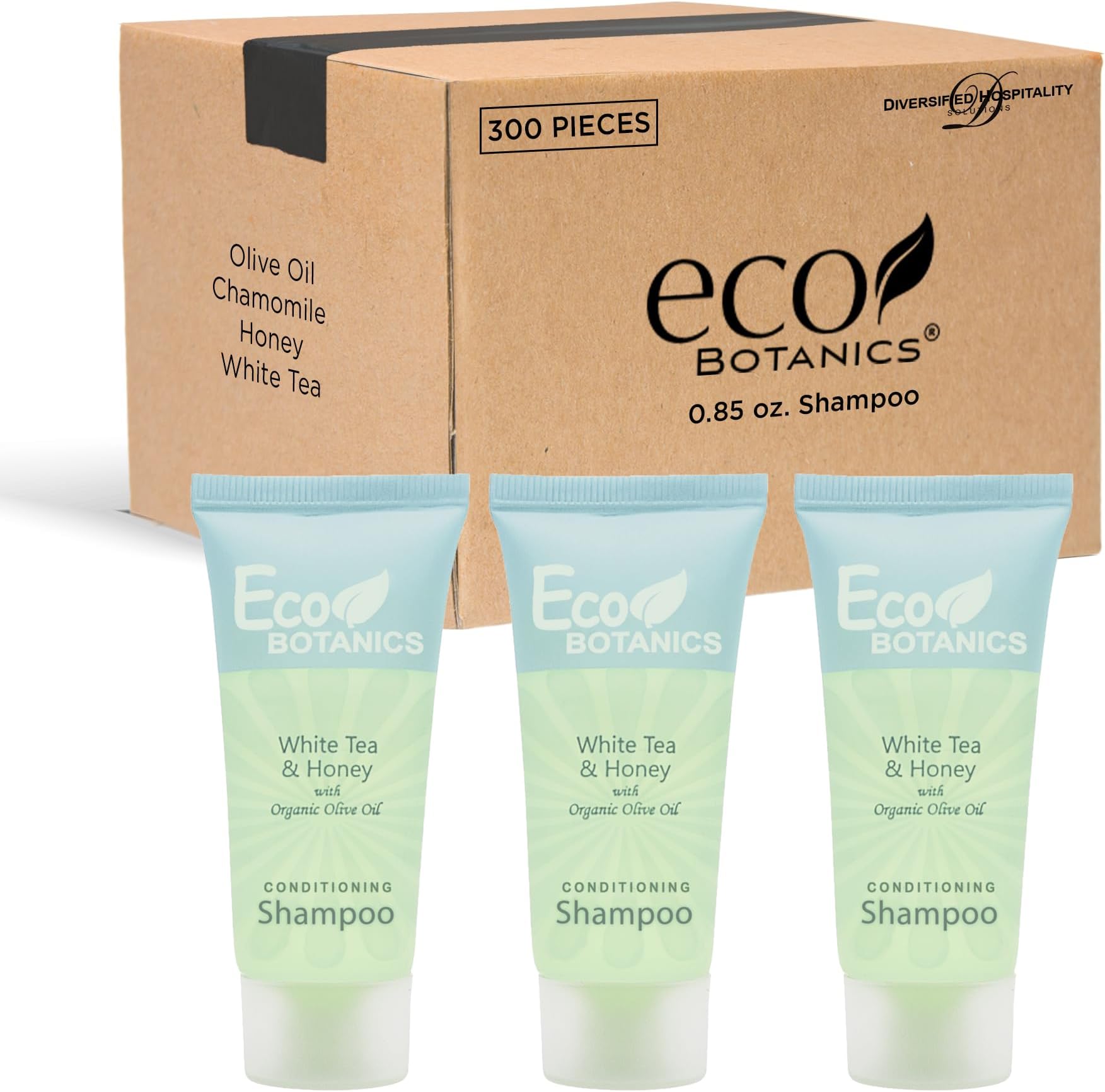 Amazon.com : Eco Botanics Travel-Size Hotel Conditioning Shampoo 0.85 ...