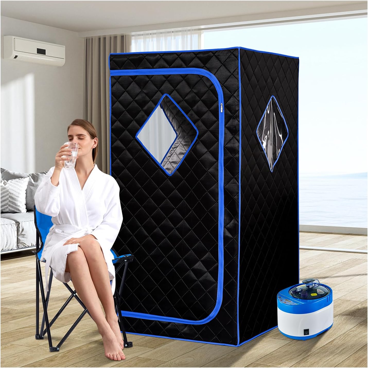 Amazon.com : Sauna Tent-Portable Sauna Box for Home,Personal Steam ...