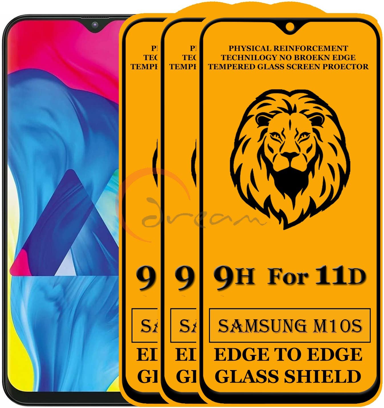 MT Guard Samsung Galaxy M10s (Anti-Fingerprint,Zero Bubble,9H Hardness ...
