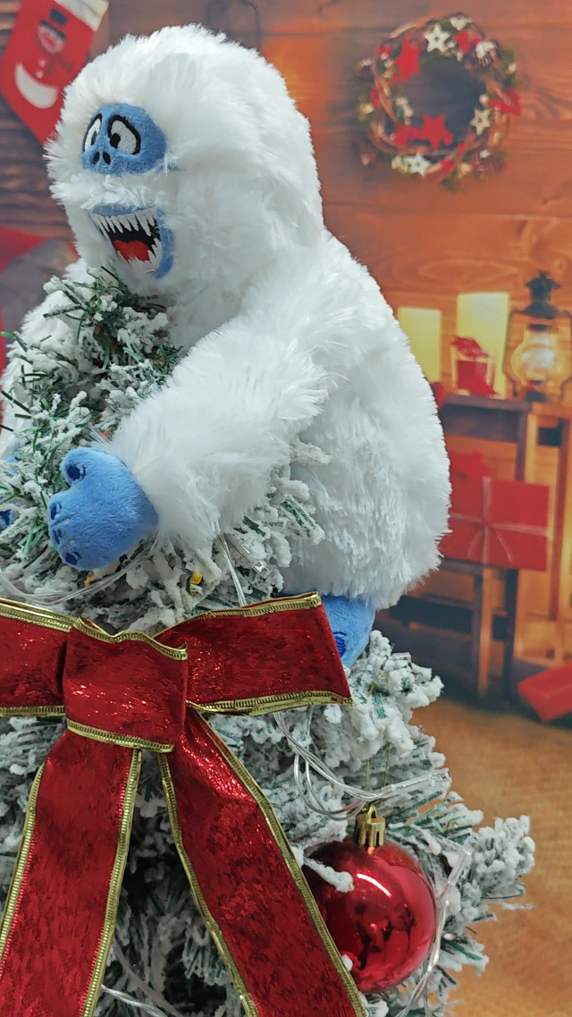 Abominable Snowman Christmas Tree Topper Abominable Snowman Felt