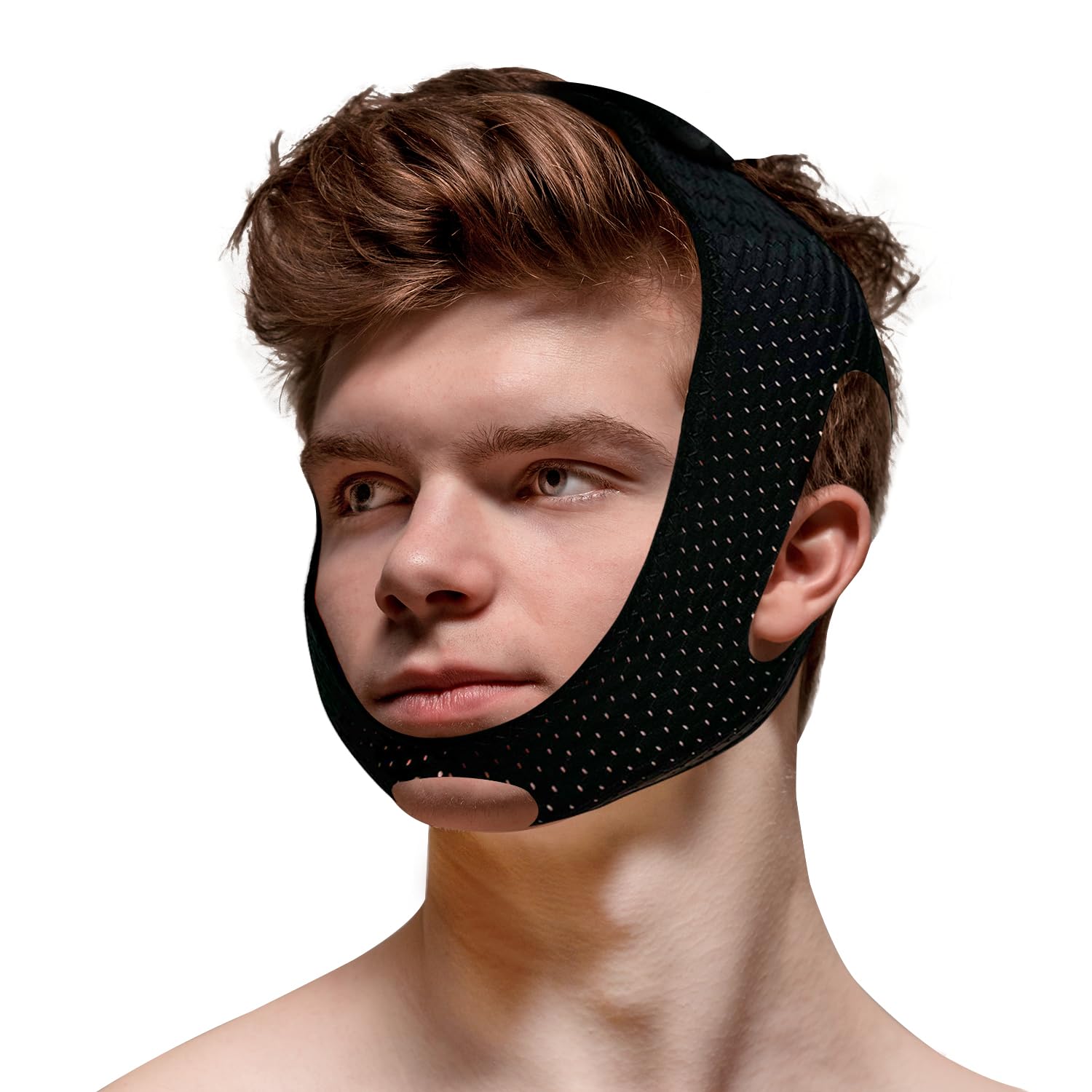 Amazon.com: Chin Strap for CPAP Users,Chin Strap for Snoring,Adjustable ...