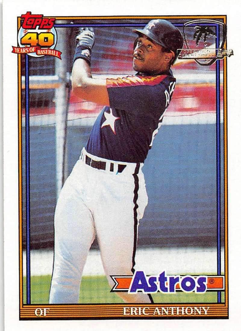 Amazon.com: 1991 Topps Desert Shield Baseball #331 Eric Anthony Houston ...