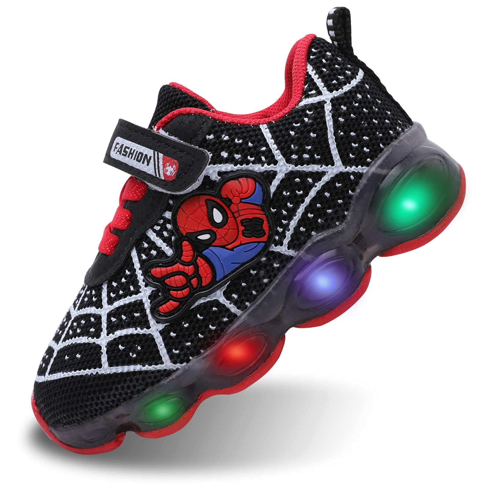 Kids Spiderman LED Light Up Shoes