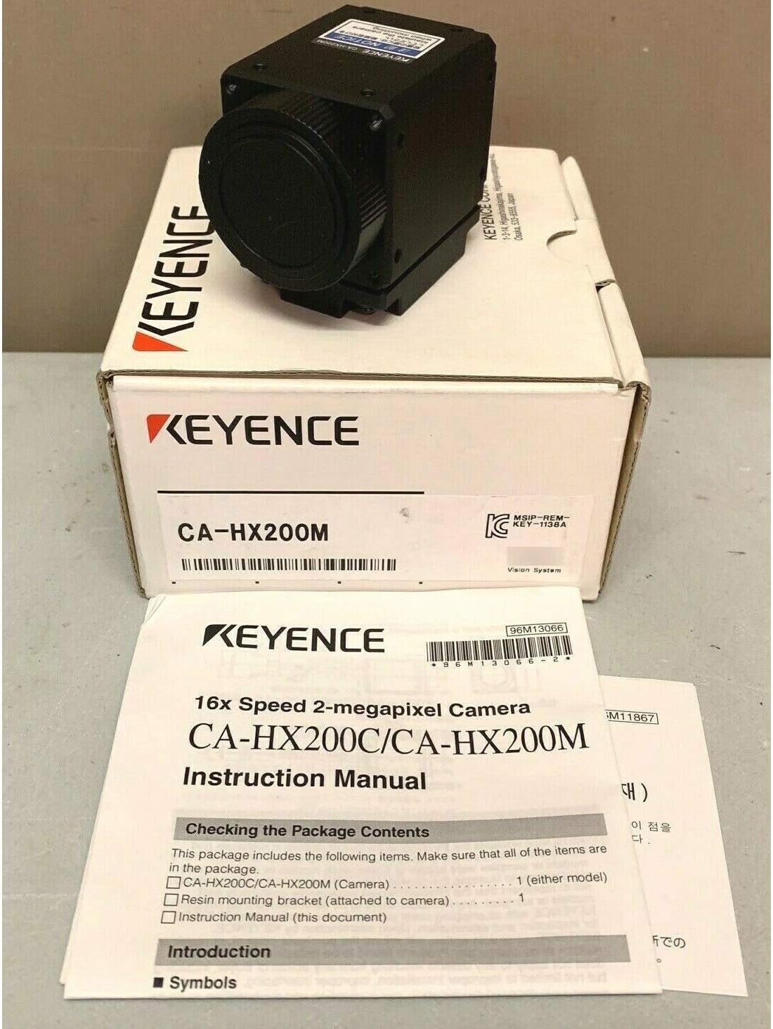 Amazon.co.jp: 1個 新LumiTrax?対応 16倍速 200万画素 白黒カメラ CA-HX200M XG-X シリーズ 画像 ...