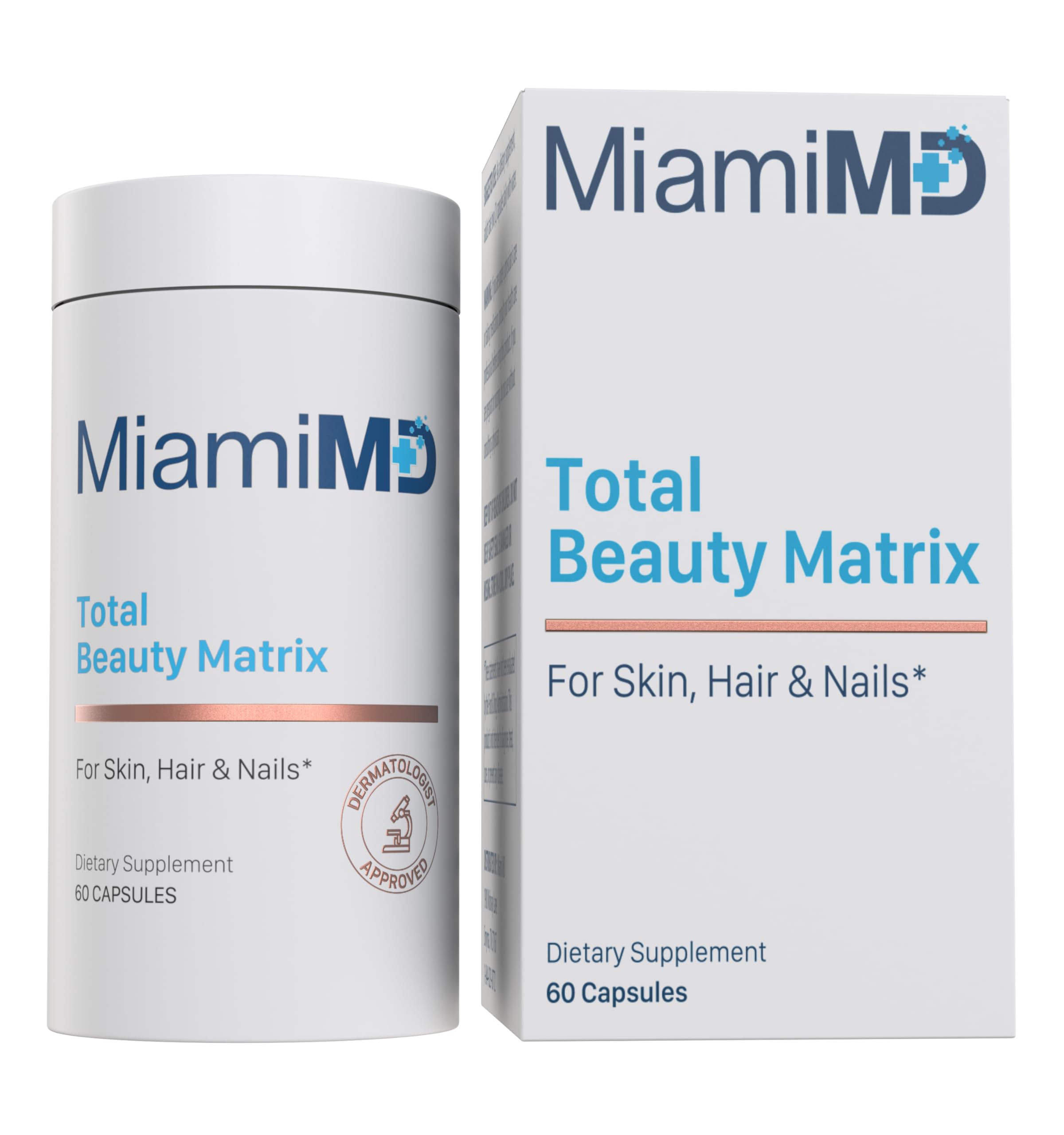 Amazon.com: MiamiMD Total Beauty Matrix Collagen Supplements for Women ...