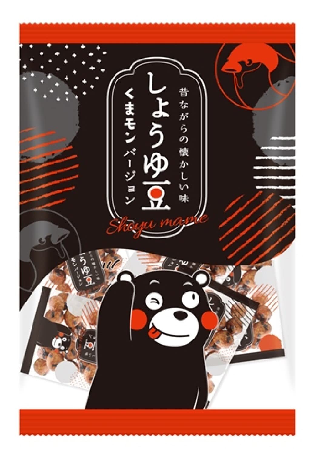 Amazon | QBB しょうゆ豆 くまモンバージョン 112g×5袋 | QBB(キュービービー) | おつまみ・珍味 通販