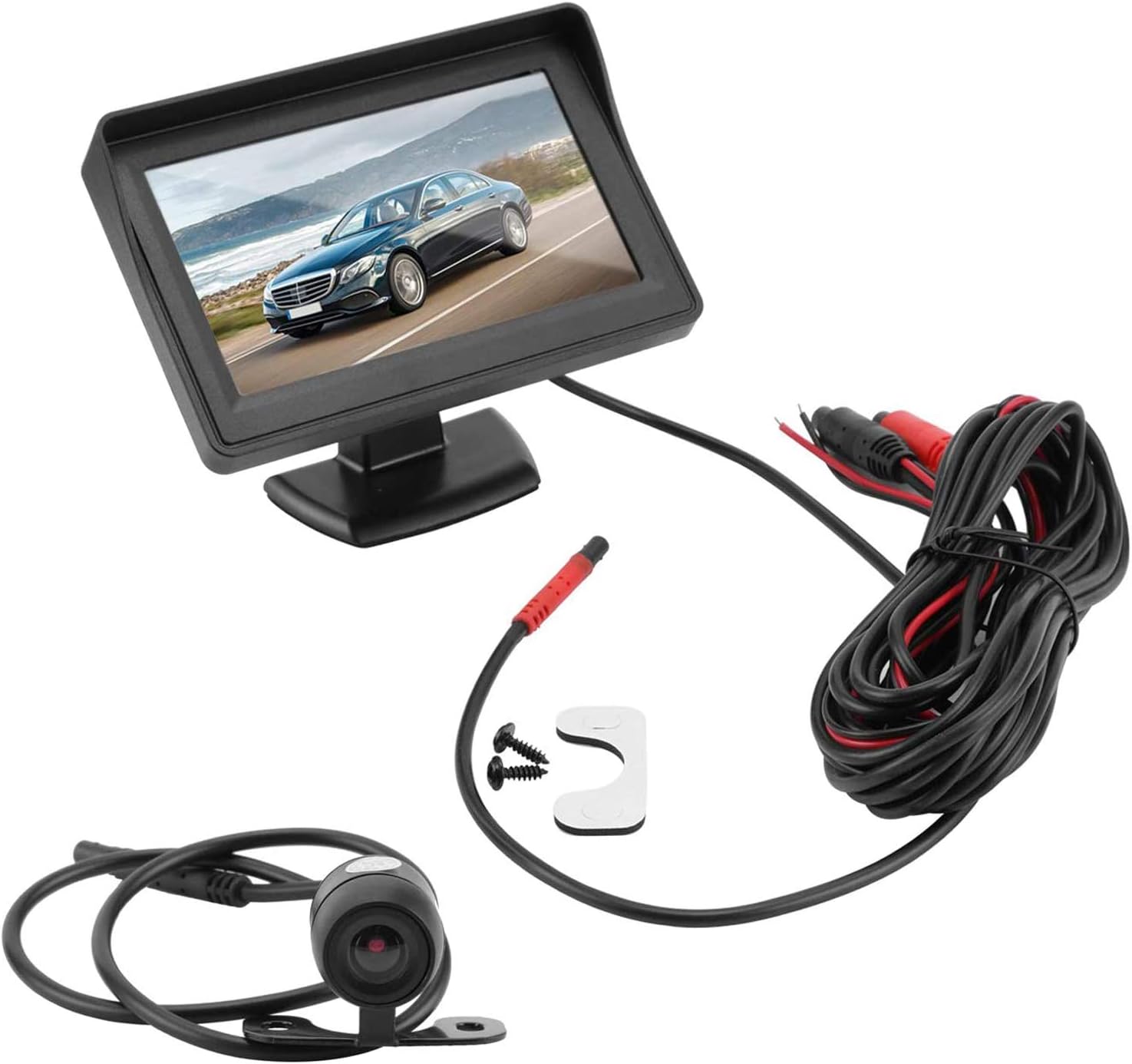 Reversing Camera, bluesees Universal 4.3" Parking Mirror Monitor Car ...