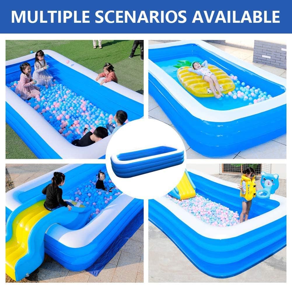 Piscina inflable TOPYL para adultos, piscina de PVC grueso, piscina ...