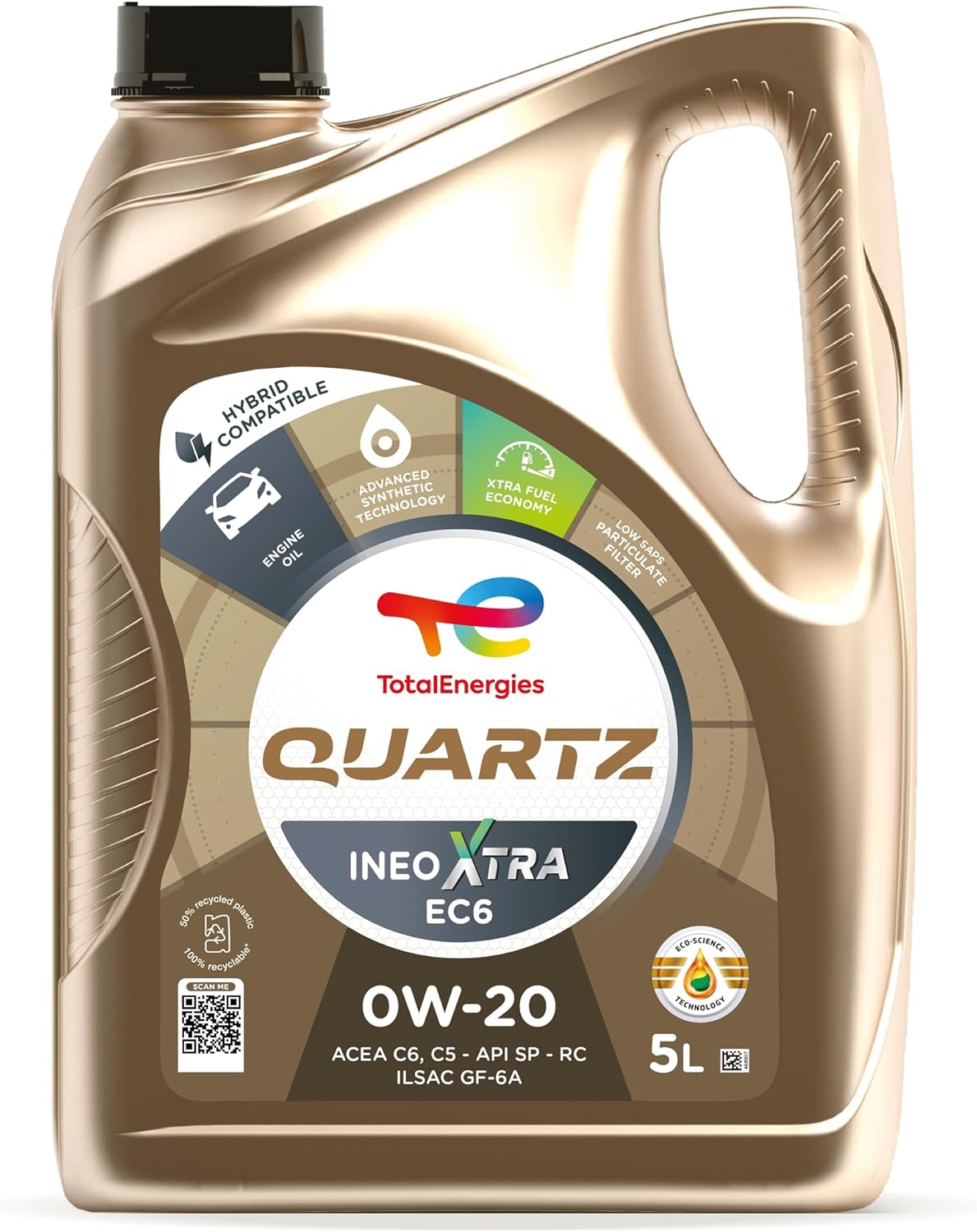 TotalEnergies Quartz Ineo Xtra EC6 0W20 Engine Oil Advanced Synthetic ...