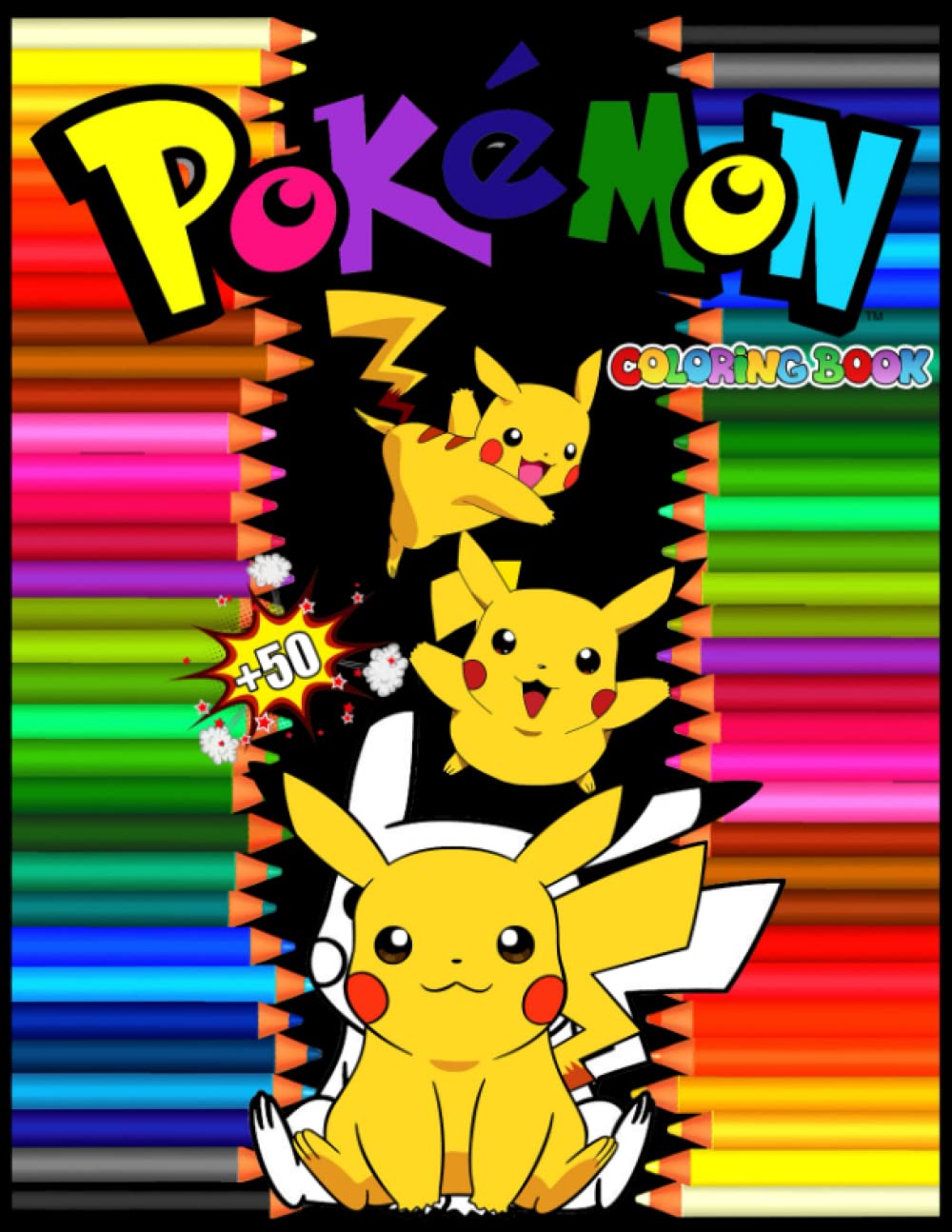 Buy Pokémon Coloring Book: +50 Poke Coloring Page For Kids And Adults ...