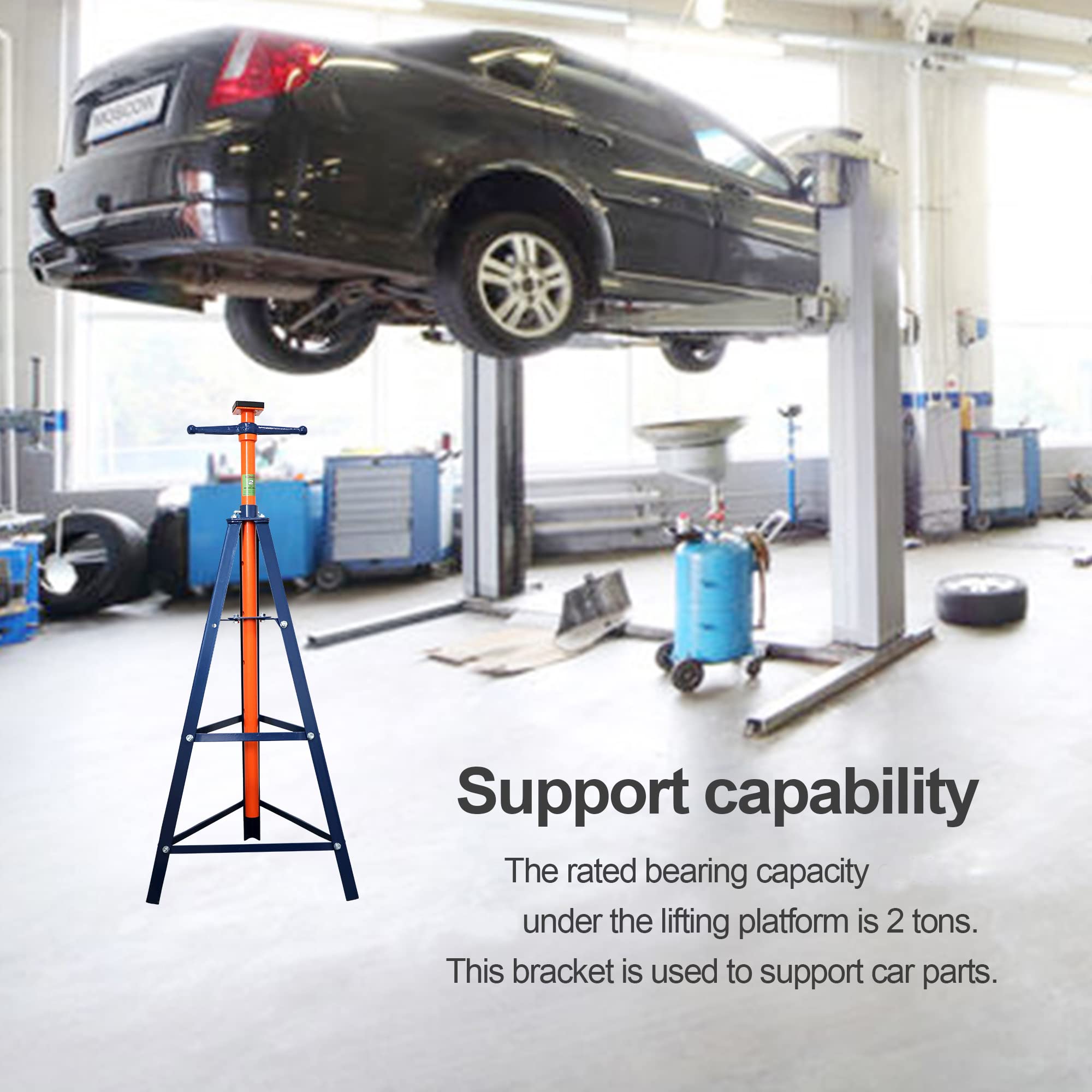 Aain 2 Ton Tripod Underhoist Support Stand, High-Lift Under Hoist ...