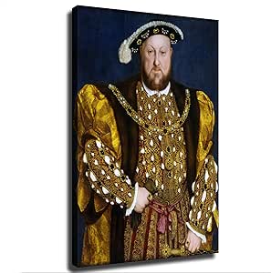 Amazon.com: King Henry VIII Poster Canvas Picture Printing Wall Art ...