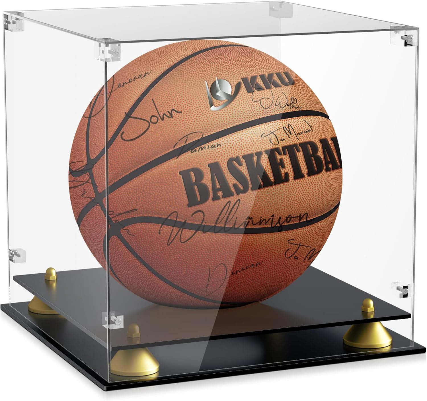 Amazon.com: KKU Acrylic Basketball Display Case, Clear Full Size ...