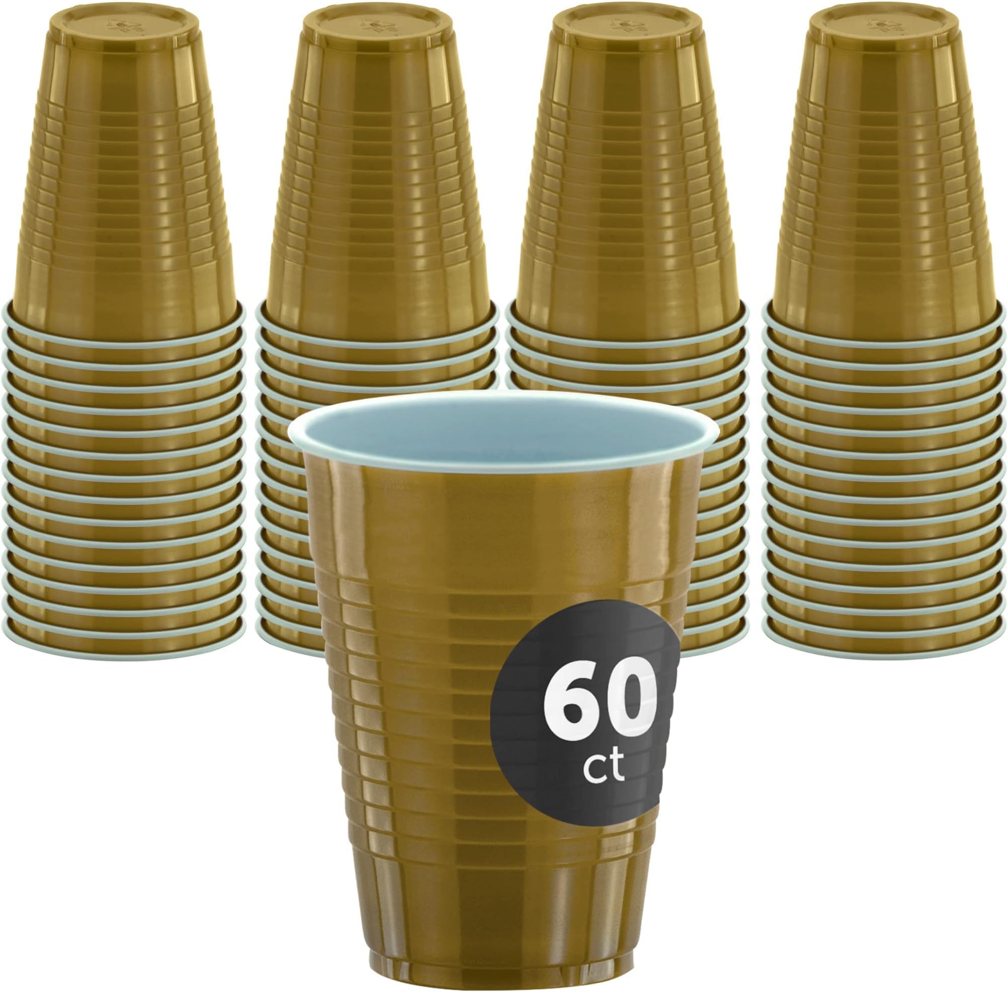 Amazon.com: DecorRack 480 Party Cups 12 oz Disposable Plastic Cups for ...