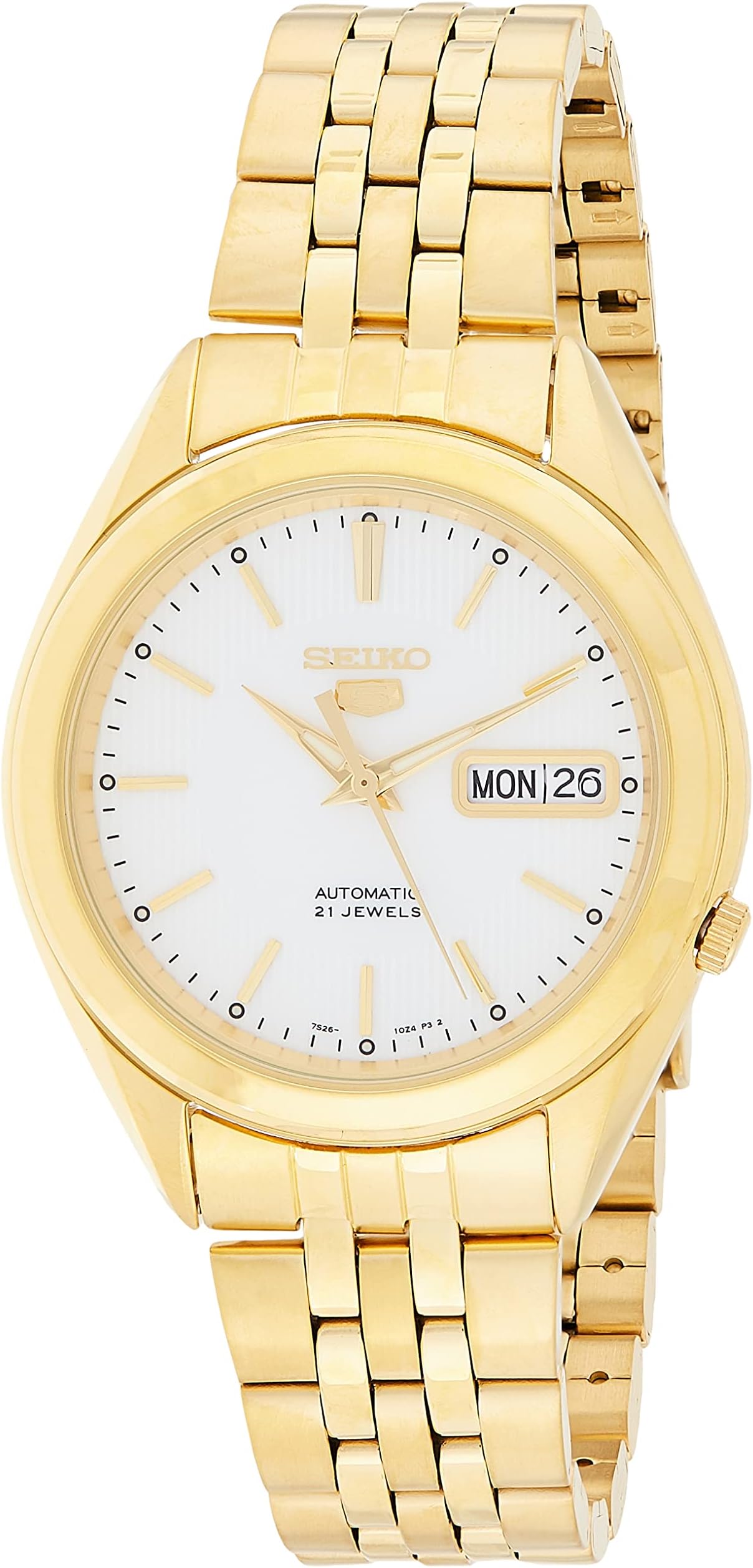 Seiko Men's Seiko 5 Automatic Watch With Analog Display And Stainless ...