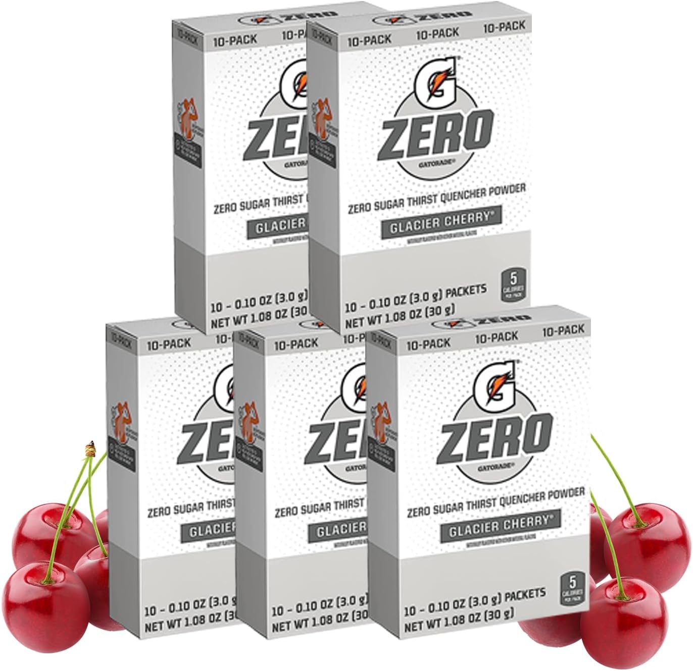 Amazon.com : Gatorade G Zero Powder, Glacier Cherry Variety Pack, 0 ...