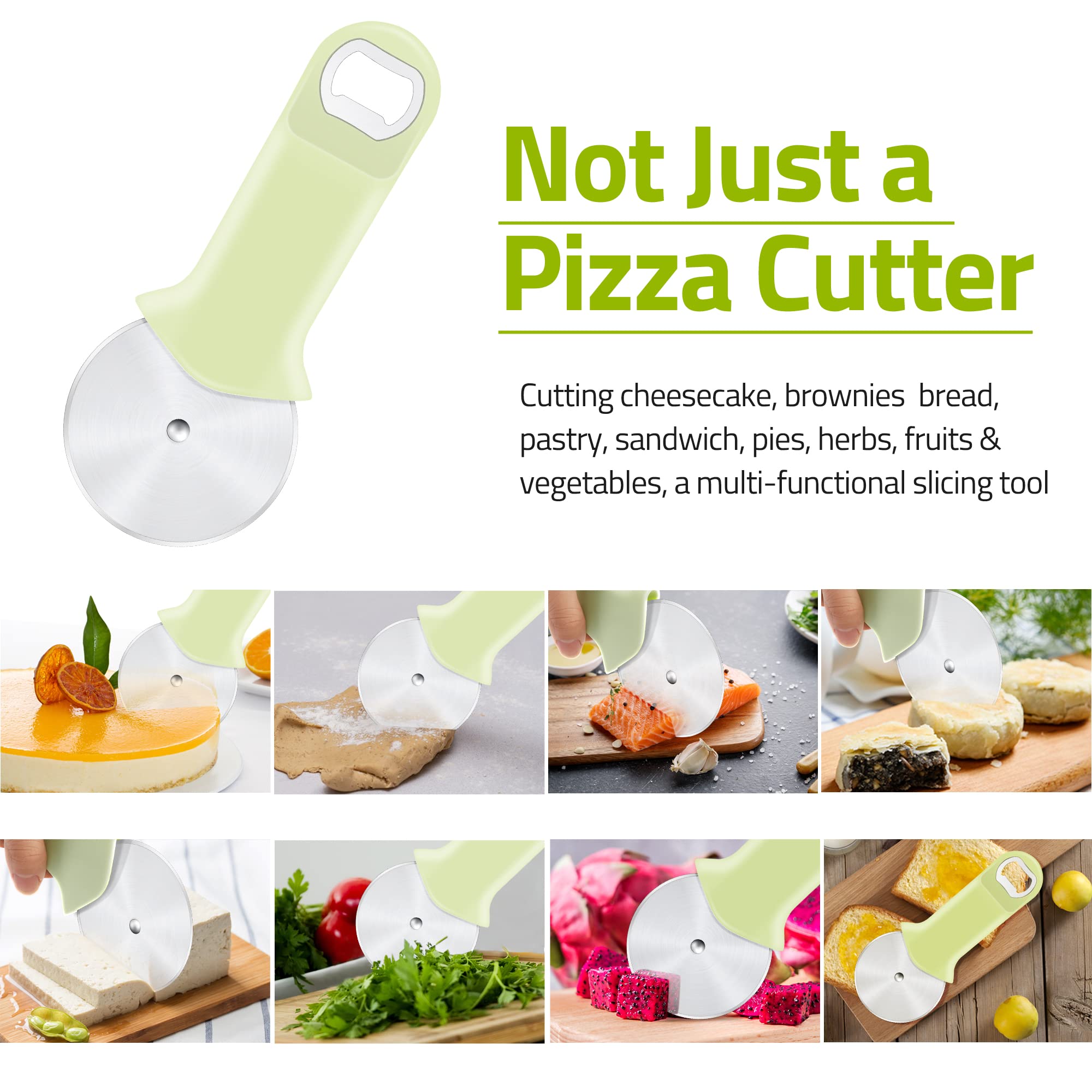 Snapklik.com : Supercenter Pizza Cutter Wheel - Sharp Blade Pizza ...
