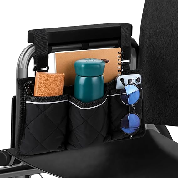 Amazon.com: Giantree Wheelchair Side Bag, Wheelchair Bags Wheelchair ...