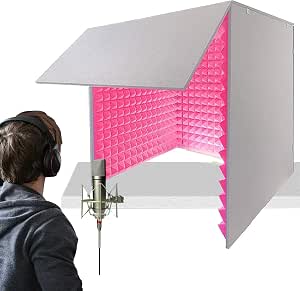 Amazon.com - JYXYXSCP Microphone Isolation Room Box, Desktop ...
