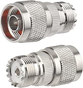Amazon.com: MOOKEERF 2 Pack N Male to UHF Female SO-239 Connector Adapter N Connector to PL-259 ...