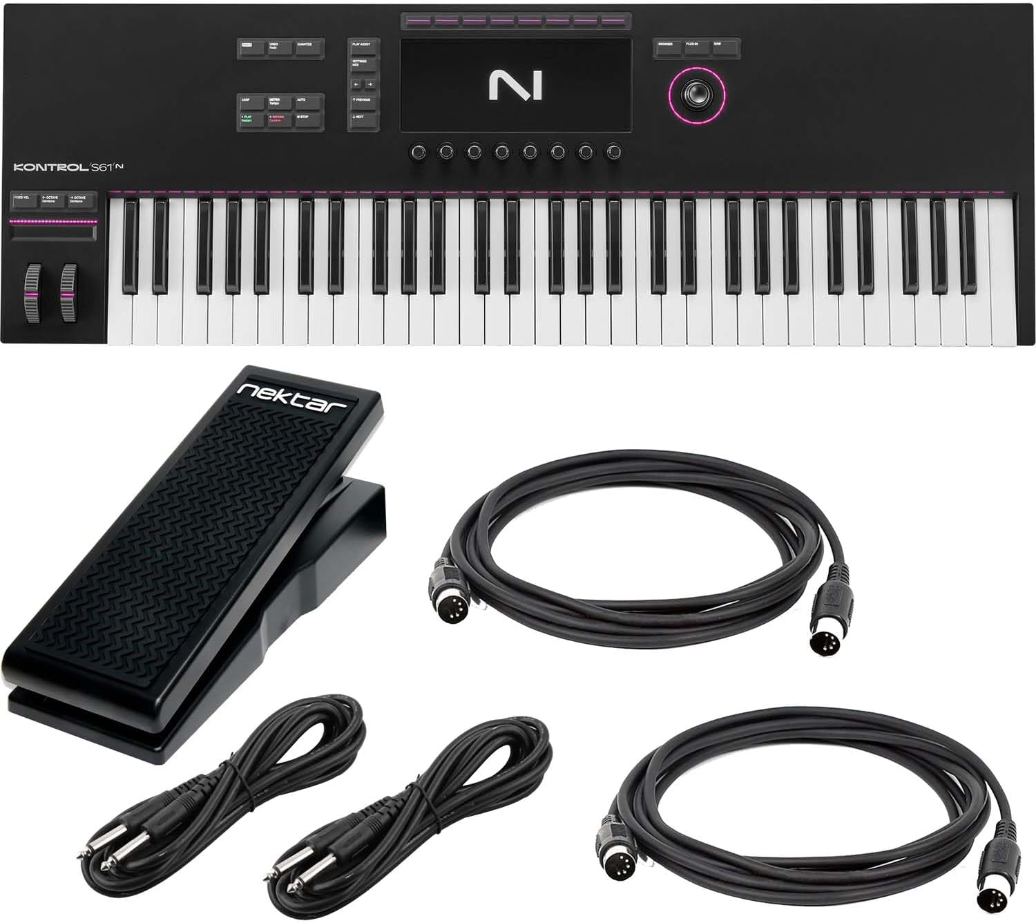 Amazon.com: Native Instruments Kontrol S61 MK3 Keyboard Controller ...