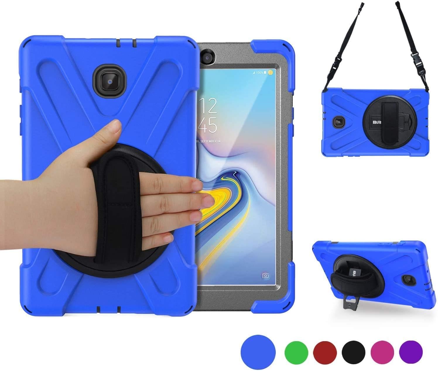 Amazon.com: Galaxy Tab A 8.0 Case 2018, SM-T387 Case with Stand for ...