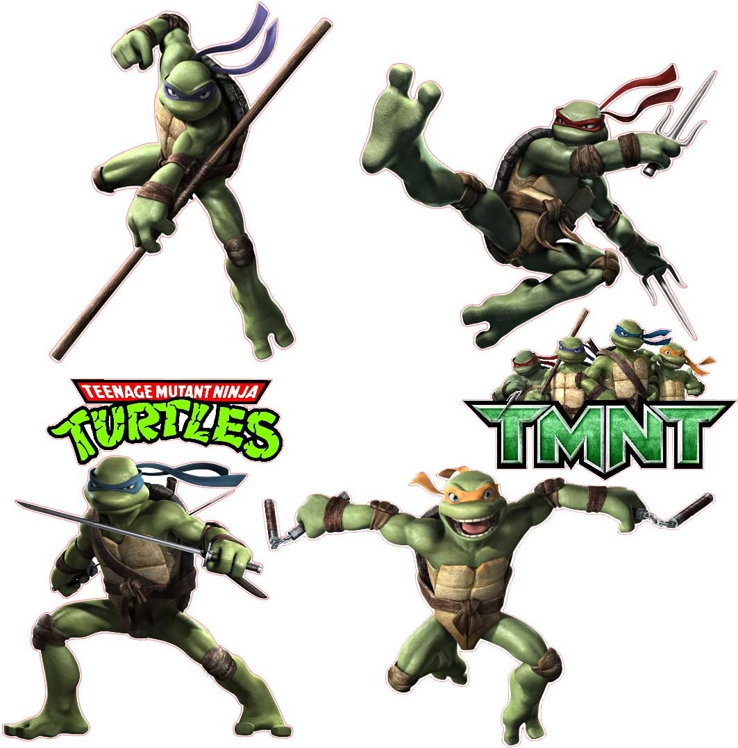 Amazon.com: Teenage Mutant Ninja Turtles Tmnt Removable Wall Decal ...