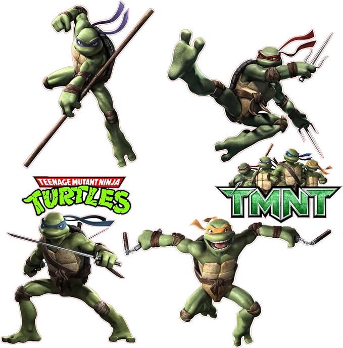 Amazon.com: Teenage Mutant Ninja Turtles Tmnt Removable Wall Decal ...