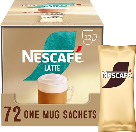 NESCAFÉ Latte Instant Coffee Sachets - 72 x 18g : Amazon.co.uk: Grocery