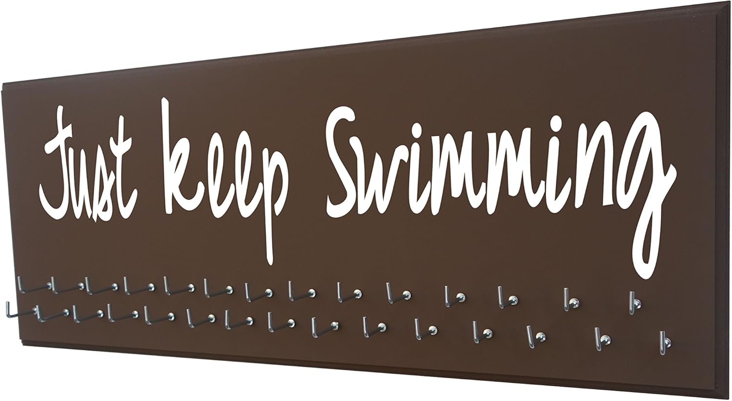 Amazon.com : RunningontheWall Swimming Ribbon Display, Swimming Gift ...