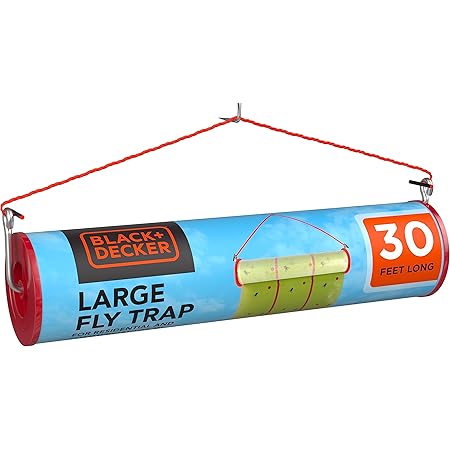 Amazon.com : Giant Sticky Fly Trap Roll - MAX Strength - Outdoor/Indoor ...