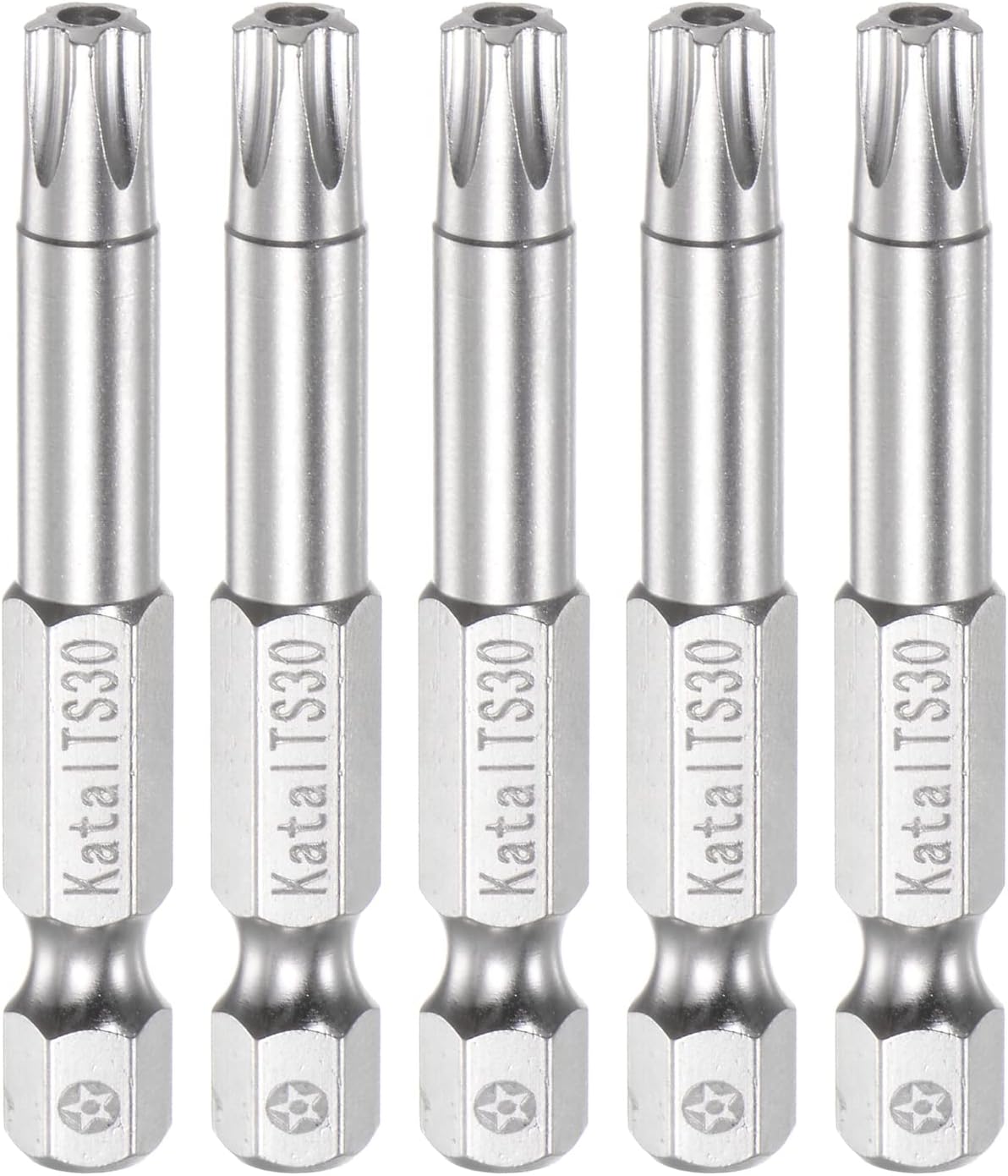 HARFINGTON 8pcs TT10-TT35 Star 7 Point Screwdriver Bit 1/4" Hex Shank 2 ...