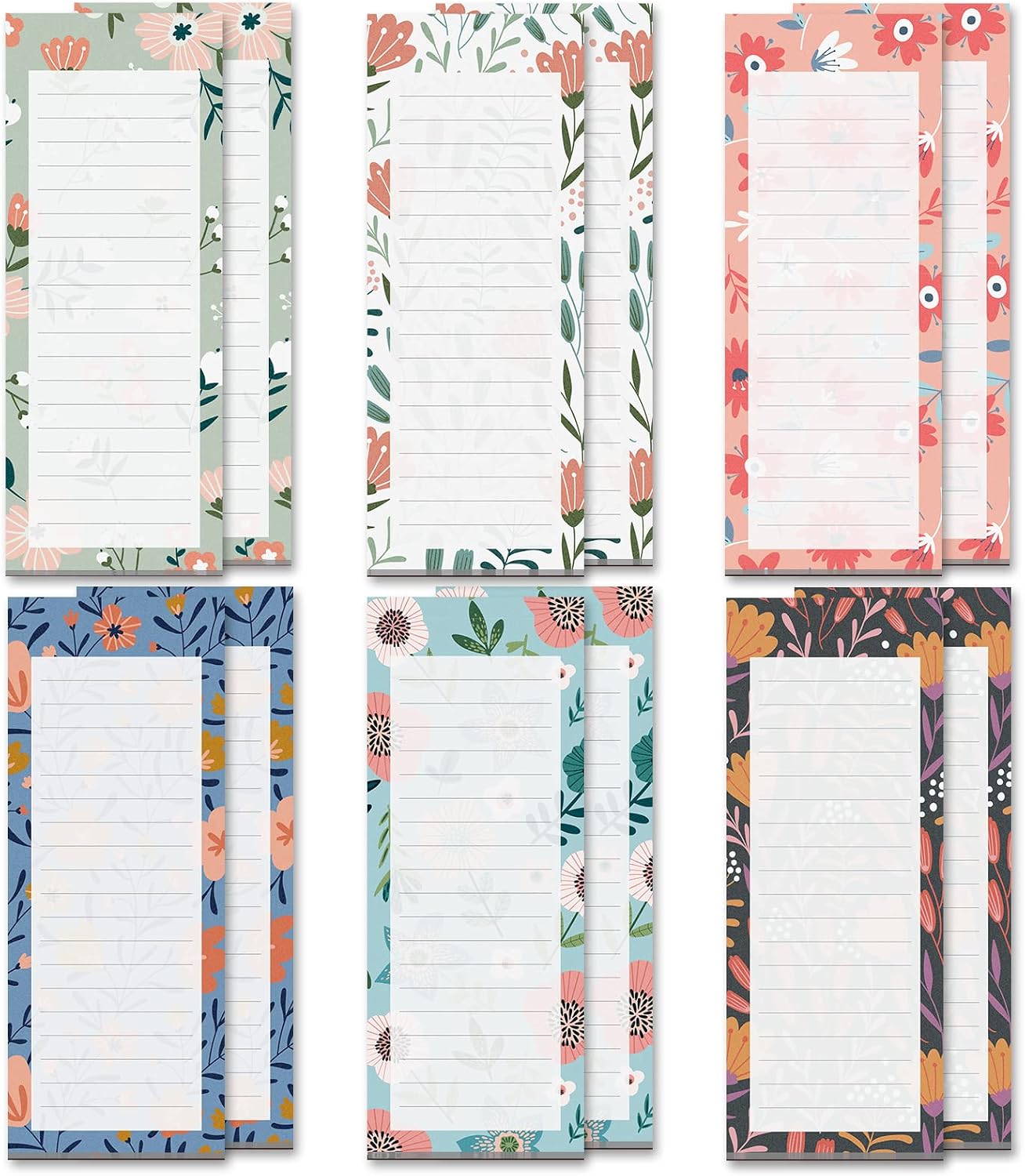 Amazon.com : Grocery List Magnet Pad for Fridge, 12-Pack Magnetic Note ...
