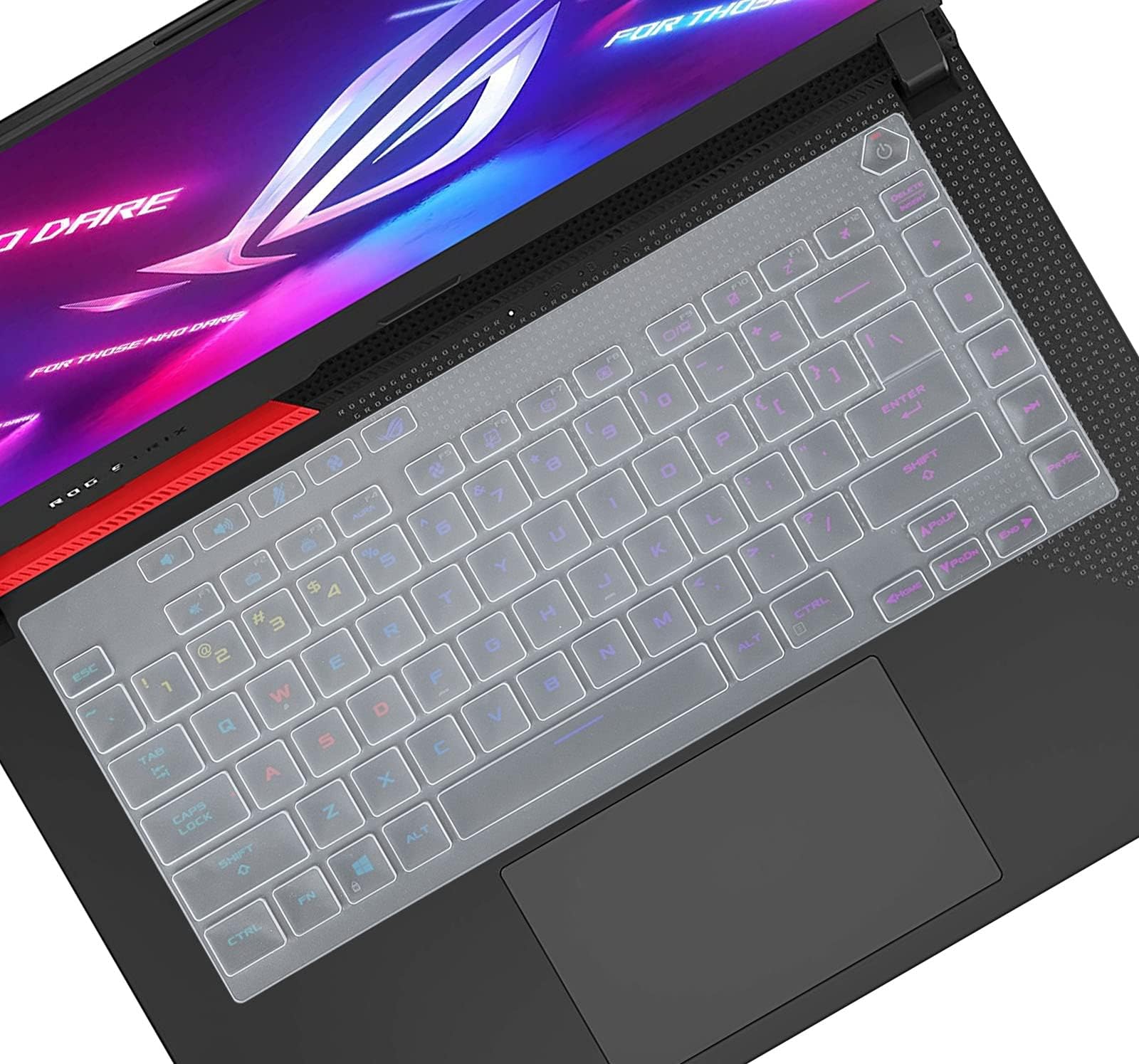 RAYA Silicone Keyboard Skin Cover for 2022 2023 ASUS ROG Strix G17 and ...