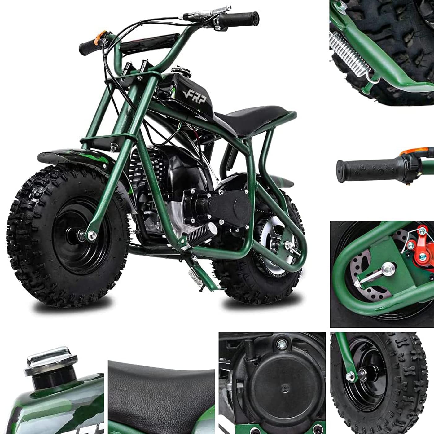 FRP DB003 40CC 4-Stroke Kids Dirt Off Road Mini Dirt Bike, Kid Gas ...