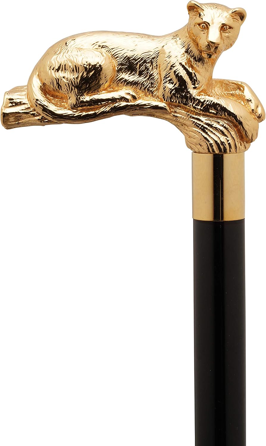WALKING STICKS Spazierstock Gold vergoldet 18k Elegant Mann Griff Stil ...