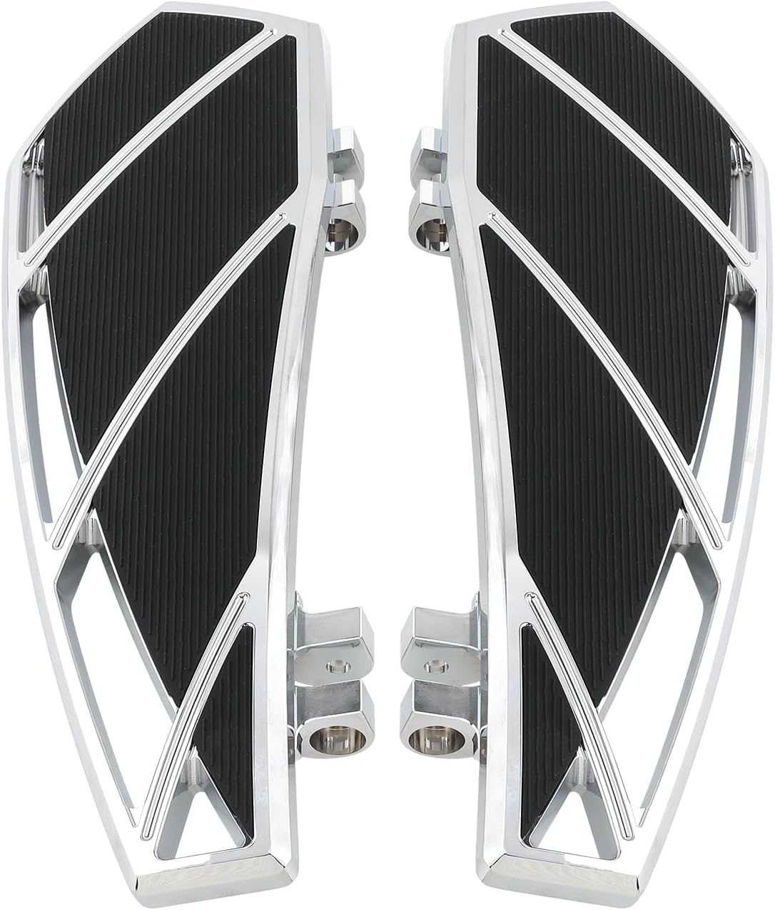 Amazon.com: Motorcycle Floorboards Phantom Driver Floor Boards Front ...