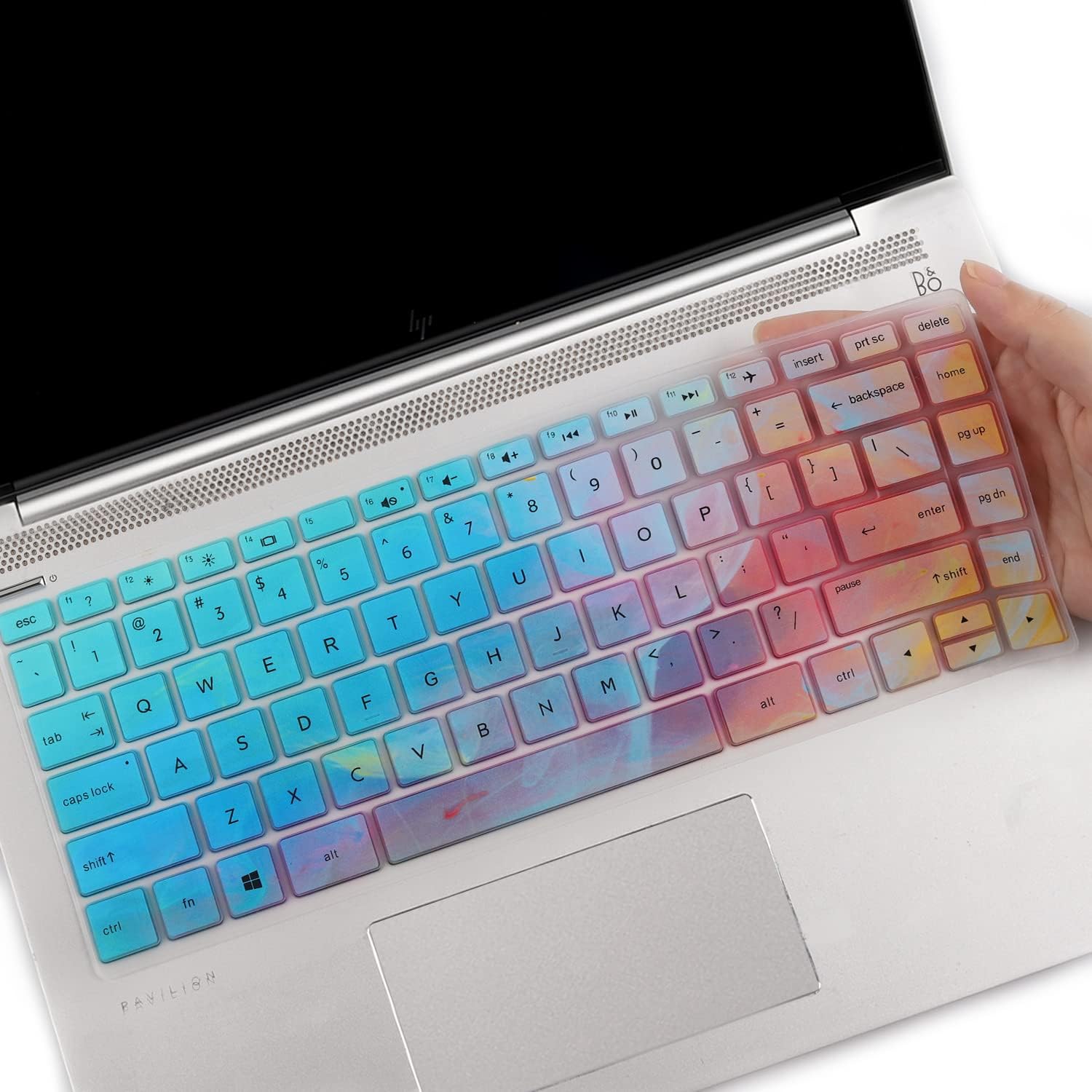Amazon.com: Keyboard Cover for HP Pavilion/HP Laptop 14-dk 14m-dh 14-dq ...