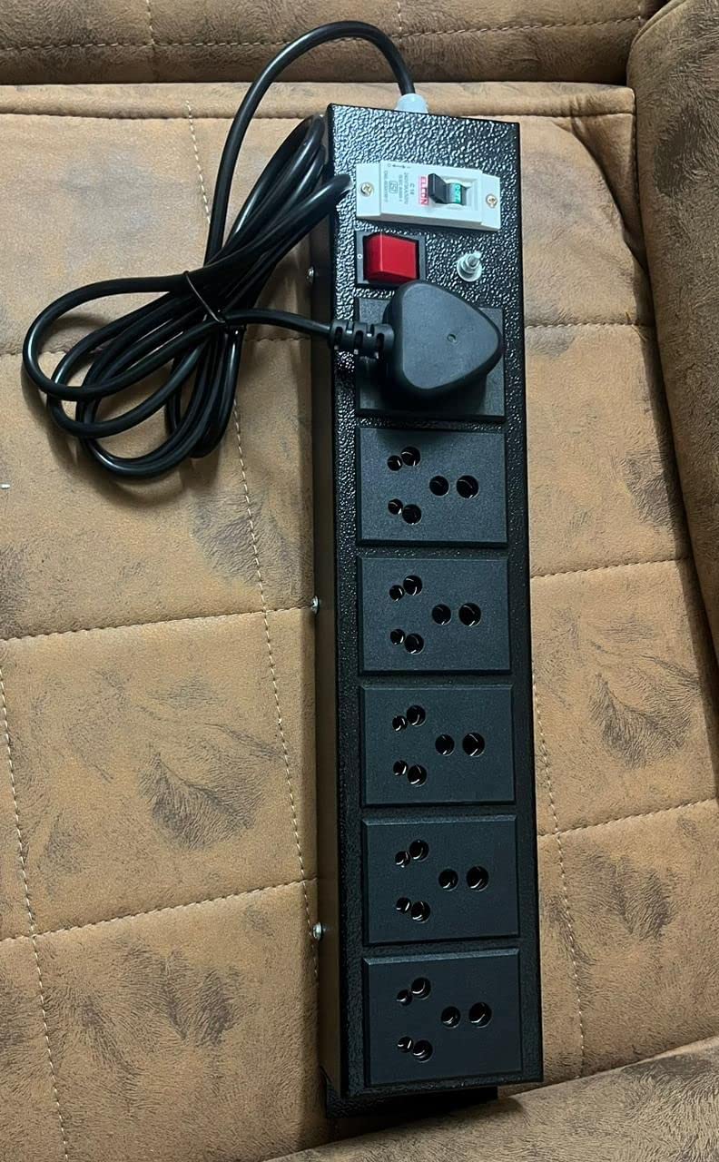 Bioferm 5/15 Ampere Extension Board And Surge Protector | 6 Socket ...